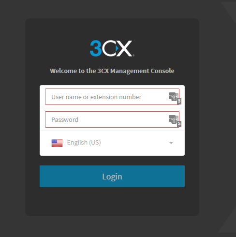 3CX - Logging into the 3CX Management Console – M1IT Help Desk